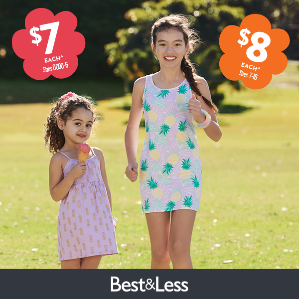 New season girls dresses at Best & Less - Brimbank Shopping Centre