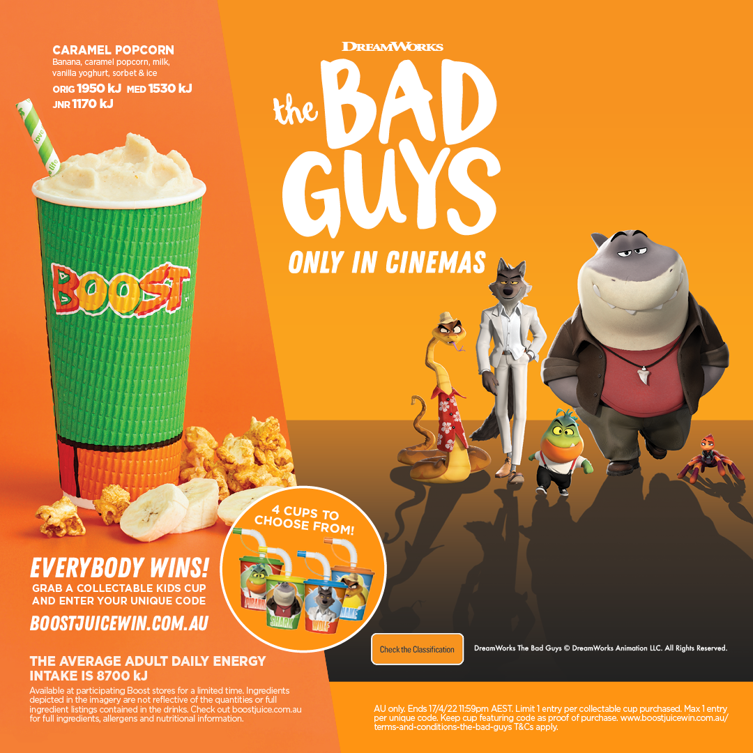 Boost Juice | THE BAD GUYS! - Brimbank Shopping Centre