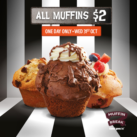 $2 Muffins for One Day Only! - Brimbank Shopping Centre