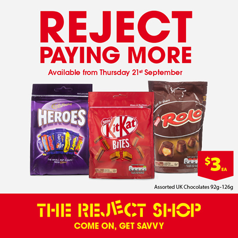 REJECT PAYING MORE WITH THE REJECT SHOP - Brimbank Shopping Centre